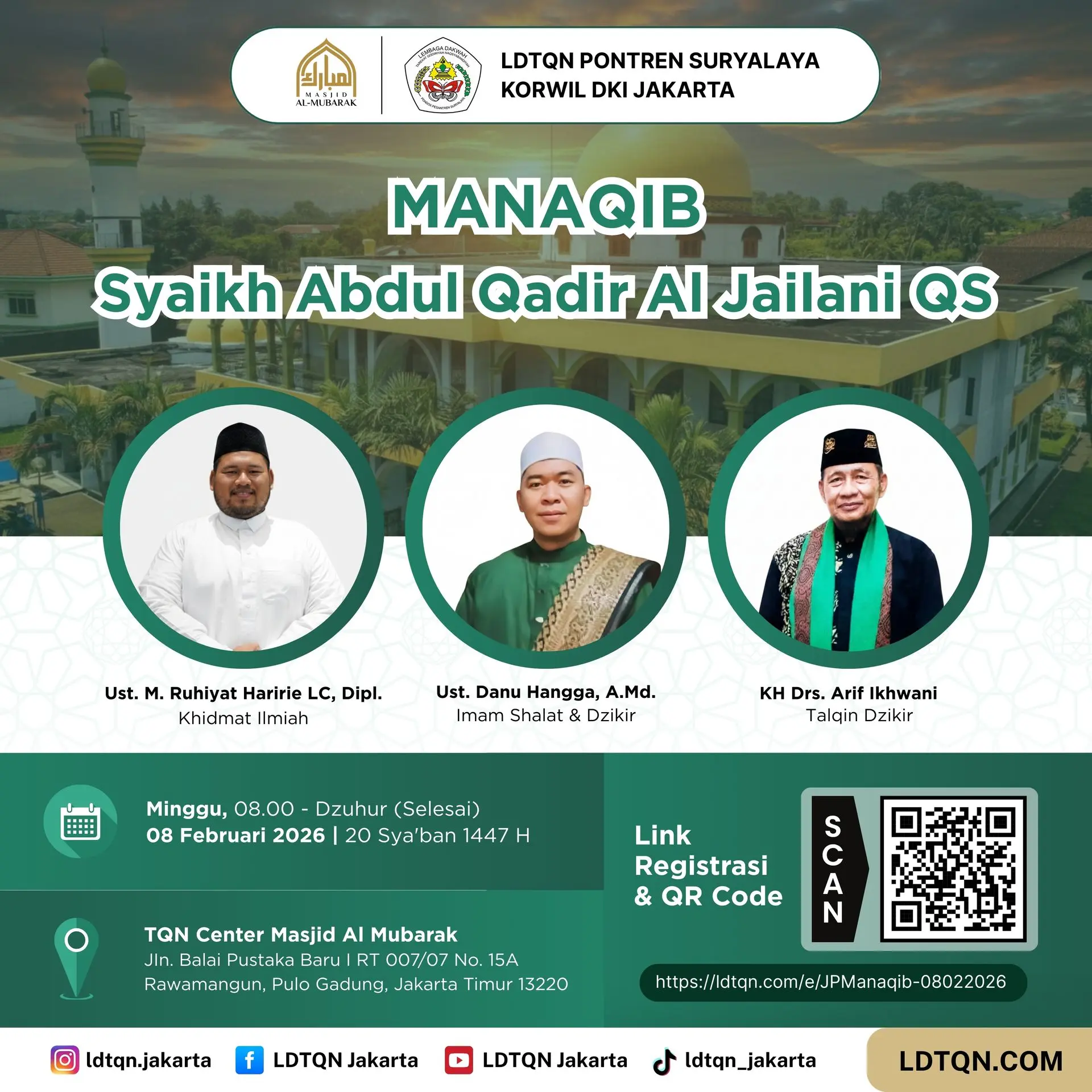 MANAQIB Syaikh Abdul Qadir Al Jailani QS | LDTQN Jakarta
